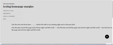 html wordpress article text issue stack overflow