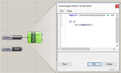 grasshopper pythonの”command”とbuttonの注意点 digiarchi