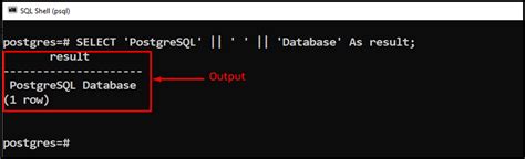 how to concatenate strings in postgresql commandprompt inc