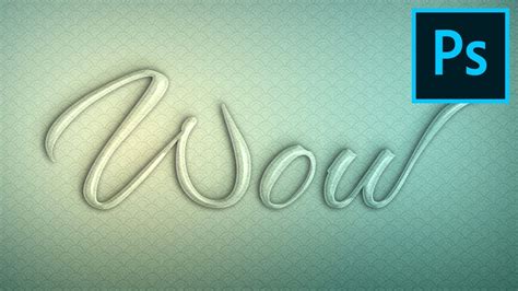 create a glass text effect in photoshop using layer styles youtube