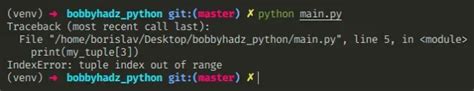 indexerror tuple index out of range in python [solved] bobbyhadz