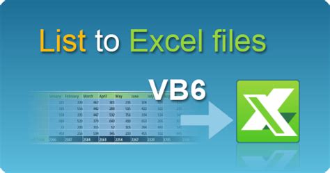 easyxls blog archive export list to excel file in vb6