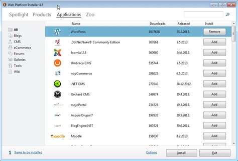 installing wordpress on microsoft iis by using the microsoft web