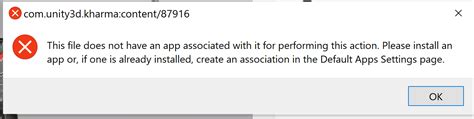 windows cannot open a package from the unity asset store website