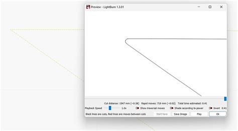 sharp corners being rounded by lightburn lightburn software questions