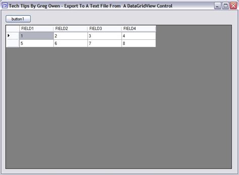 c how to export datagridview data to text file using c