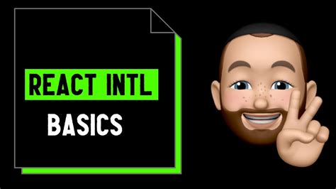 react intl internationalization basics in react youtube