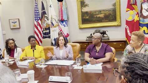Vice President Harris Hosts Black Women Voting Rights Activists After