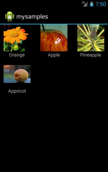 showing images in gridview with multiple columns [android