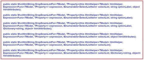 dropdownlist html helper in mvc dot net tutorials