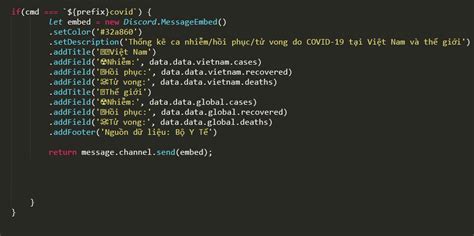 node js discord js how to read and send data from web