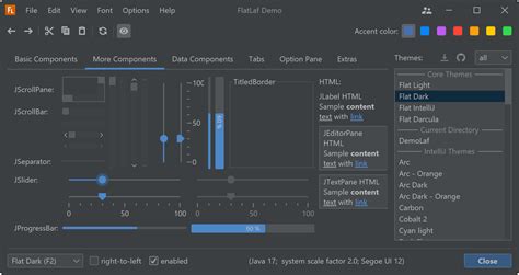 flatlaf flat look and feel formdev