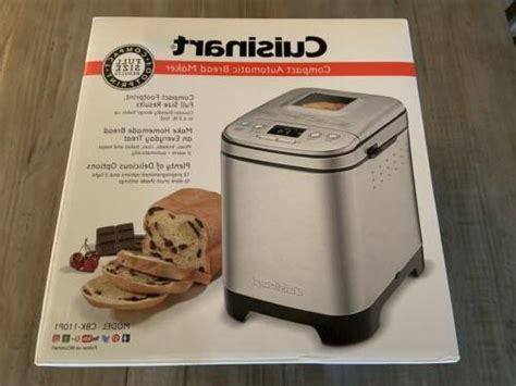 New Cuisinart Cbk 110p1 Compact Automatic Bread Maker Stainless