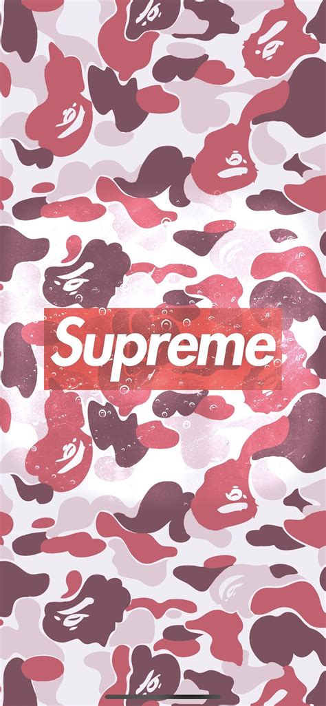 Supreme X Bape Wallpapers Wallpaper Cave