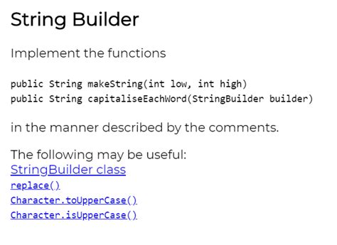 solved java package stringbuilder public class stringlow