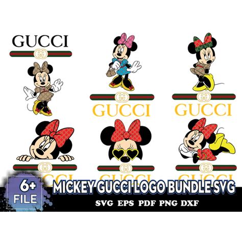 Mickey Gucci Logo Bundle Svg Gucci Logo Gucci Symbol Gucc Inspire