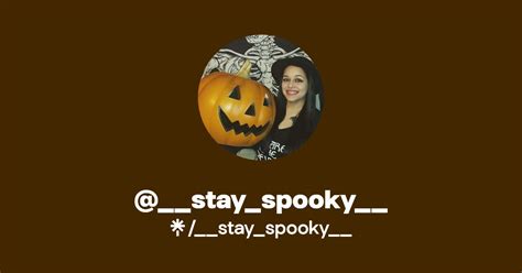 Stay Spooky Instagram Facebook Tiktok Linktree