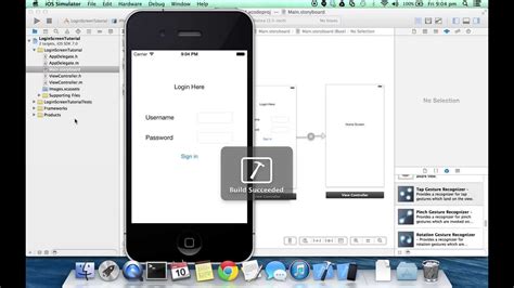 ios login screen tutorial xcode 5 ios 7 make the keyboard disappear
