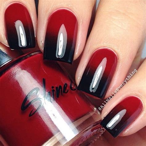 45 Stylish Red And Black Nail Designs 2022