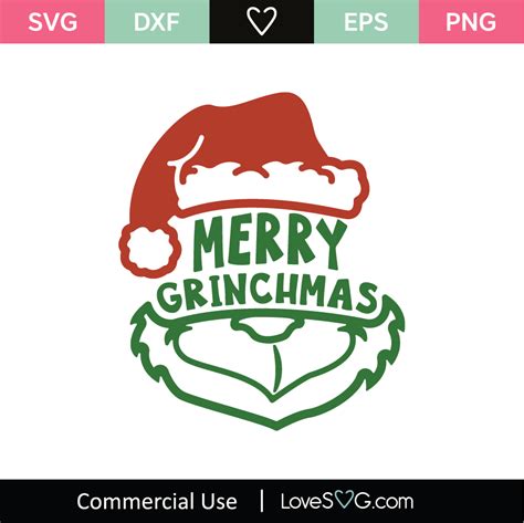 Merry Grinchmas Svg Cut File