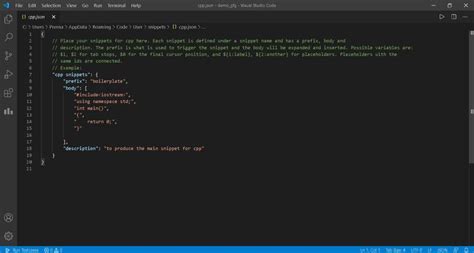 how to create the boilerplate code in vs code geeksforgeeks