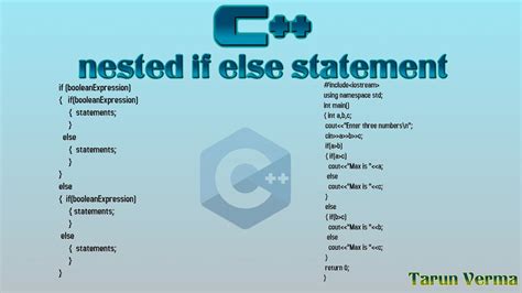 nested if else in c youtube