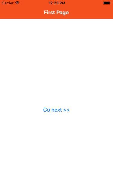 switch from one screen to another using react navigation router