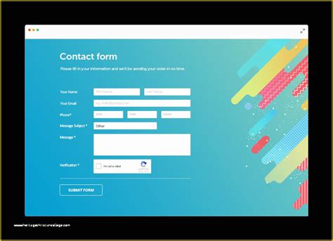 free html form templates of free simple html contact form code