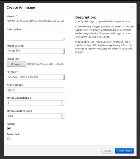 5 8 uploading qcow2 image to openstack red hat enterprise linux 8