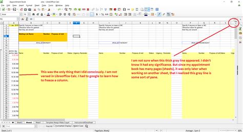 microsoft excel how do i lock some columns and some rows in a