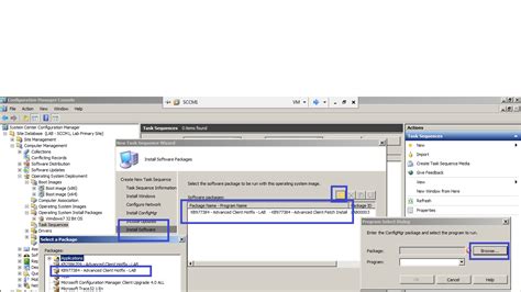 create a task sequence to build and capture windows 7