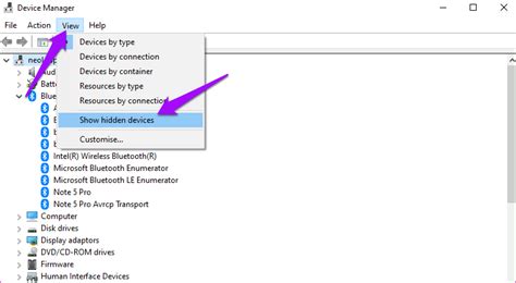 how to fix bluetooth missing from device manager in windows 10