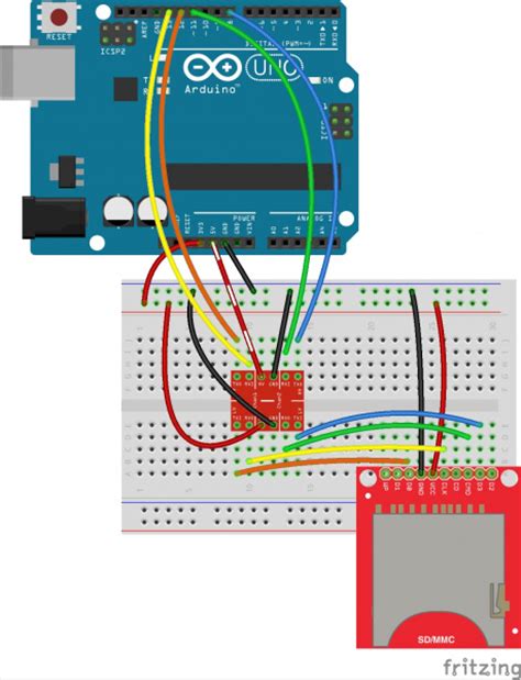microsd shield and sd breakout hookup guide