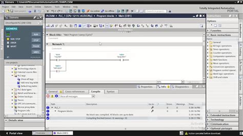 an introduction to basic simulations with tia portal s plcsim