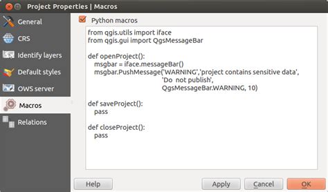 9 qgis configuration — qgis documentation documentation