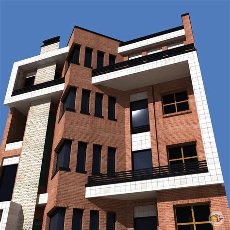مجموعه 20 نمای ساختمان مدرن 1 تا 6 طبقه جدید خانه طرح