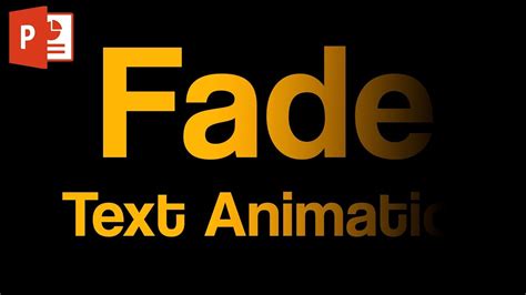 how to properly use fade animation for text youtube