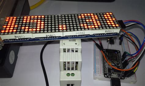 electric consumption with meter chint pulses esp8266