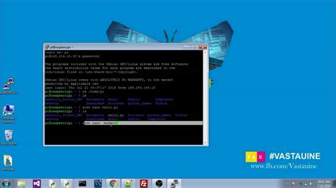 raspberry pi run python script from terminal raspberry