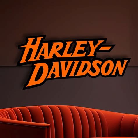 Harley Davidson Metal Wall Etsy