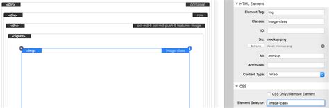 frontend simplified html and css for rapidweaver stacks