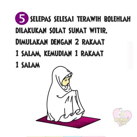 Cara Solat Terawih Sendirian Di Rumah Cara Solat Terawih 8 Rakaat