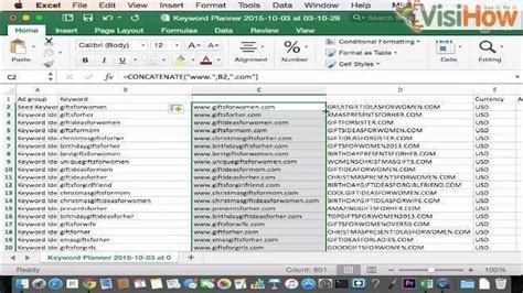 add text to beginning or end of cell in excel visihow