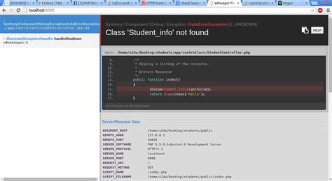laravel i am not able to call my function getdata which is a