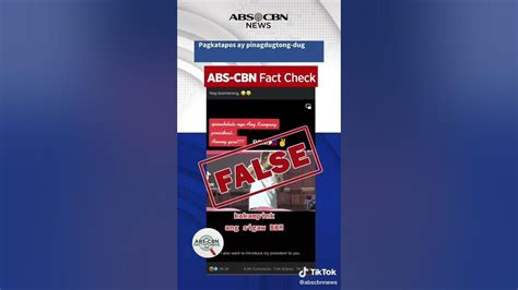 Abs Cbn Fact Check False Youtube