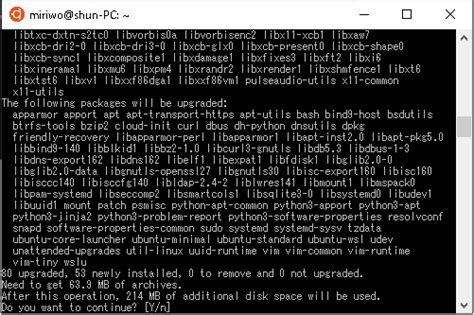 [linux] introducing wsl ubuntu 18 04 to windows10