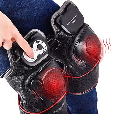 Hailicare Heated Knee Massager Electric Knee Wrap Brace With Heat