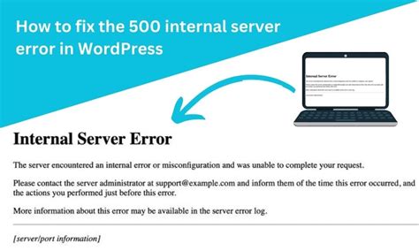 How To Fix The 500 Internal Server Error In Wordpress Eliteweb Co Usa