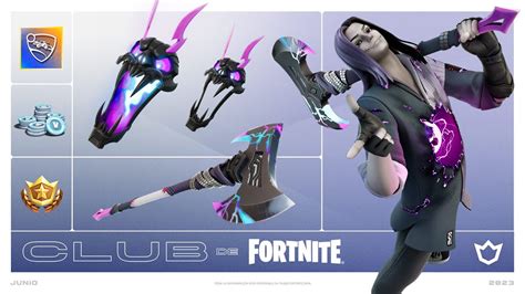 Nueva Skin Styx Nuevo Pack Club Fortnite De Junio 2023 Pase De