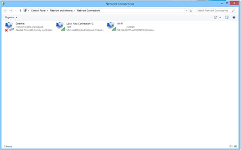 how to enable microsoft hosted virtual adapter enaseb
